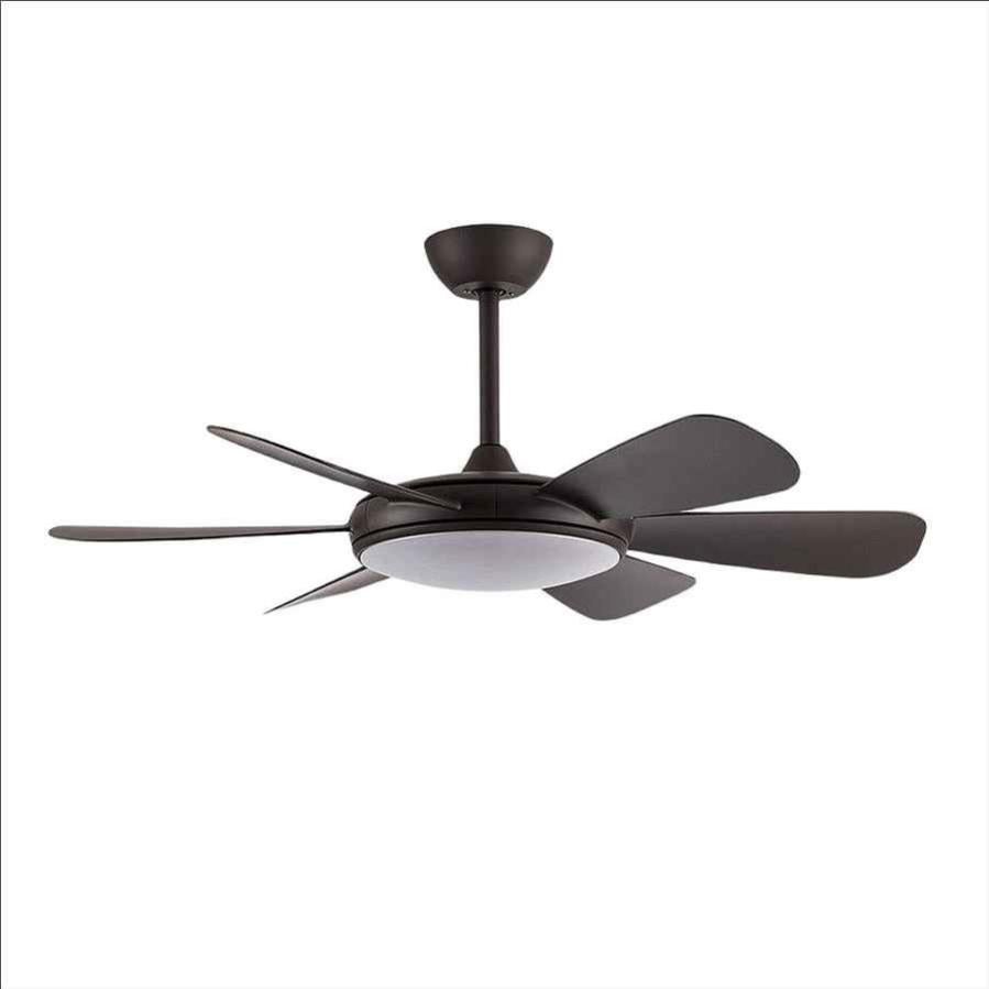 FAN ORIEL Motore DC, Led 72w, colore marrone FABRILAMP | Leroy Merlin