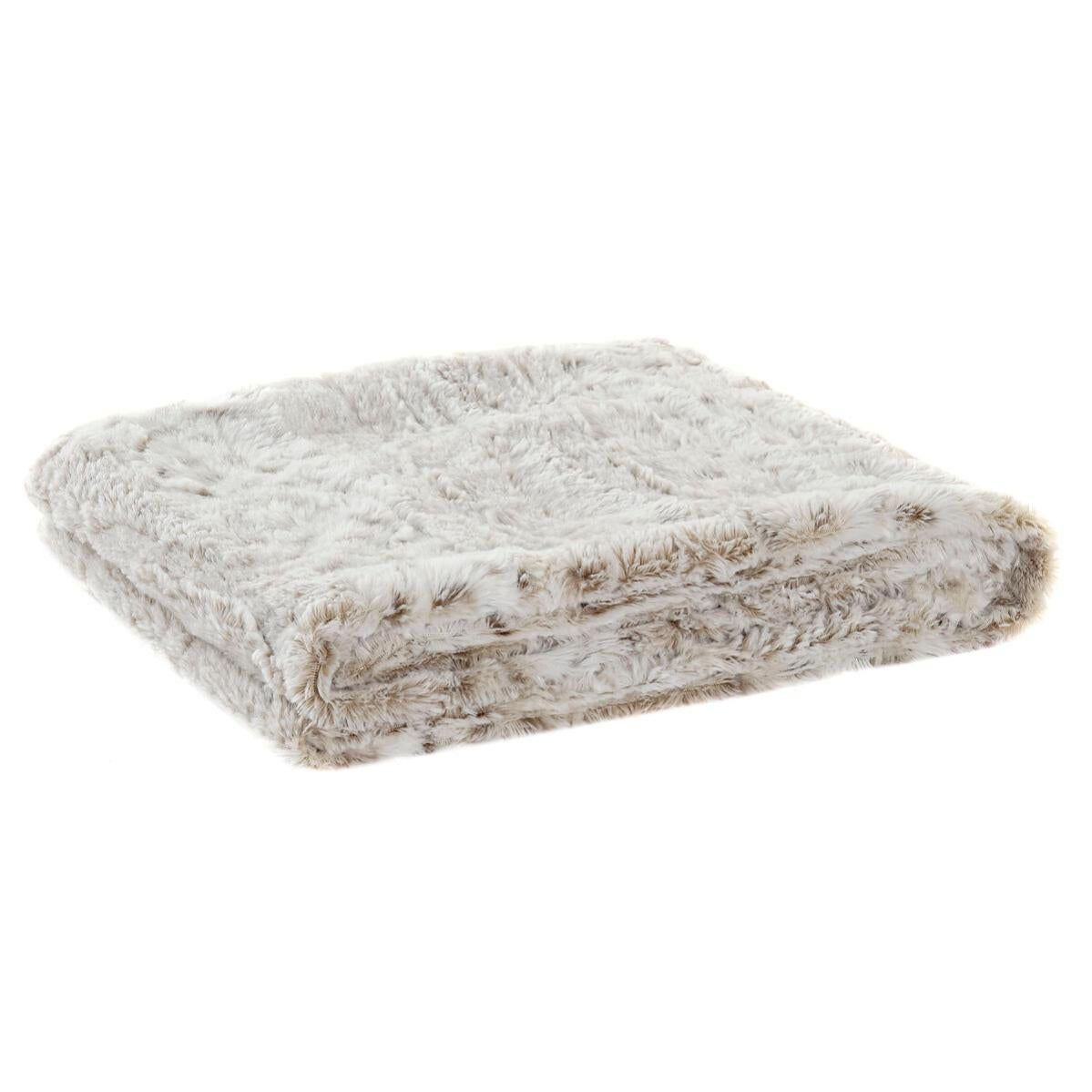 Couverture DKD Home Decor Sauvage Beige (130 x 170 x 2 cm) | Leroy Merlin