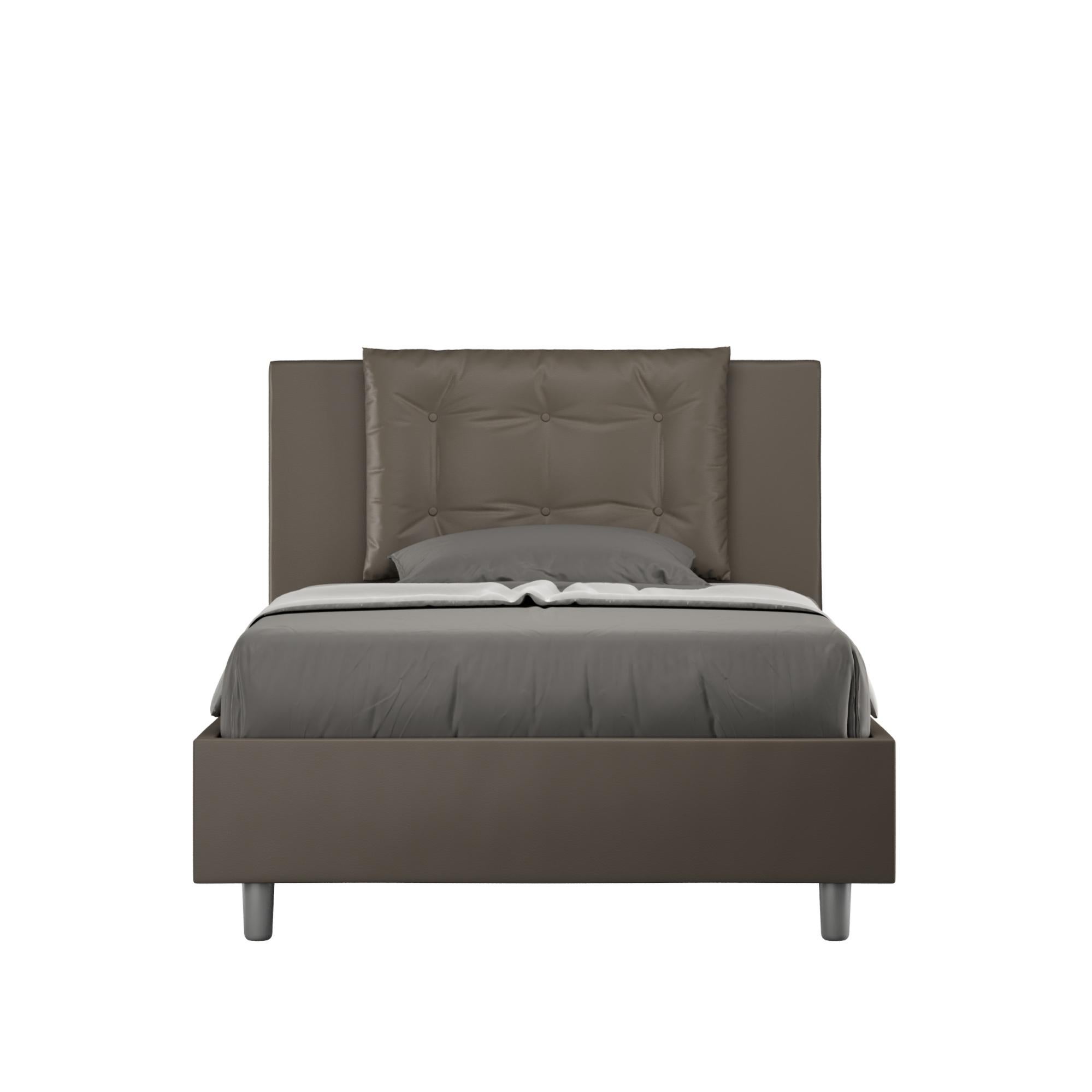 Letto Annalisa 120x190 senza rete cappuccino | Leroy Merlin