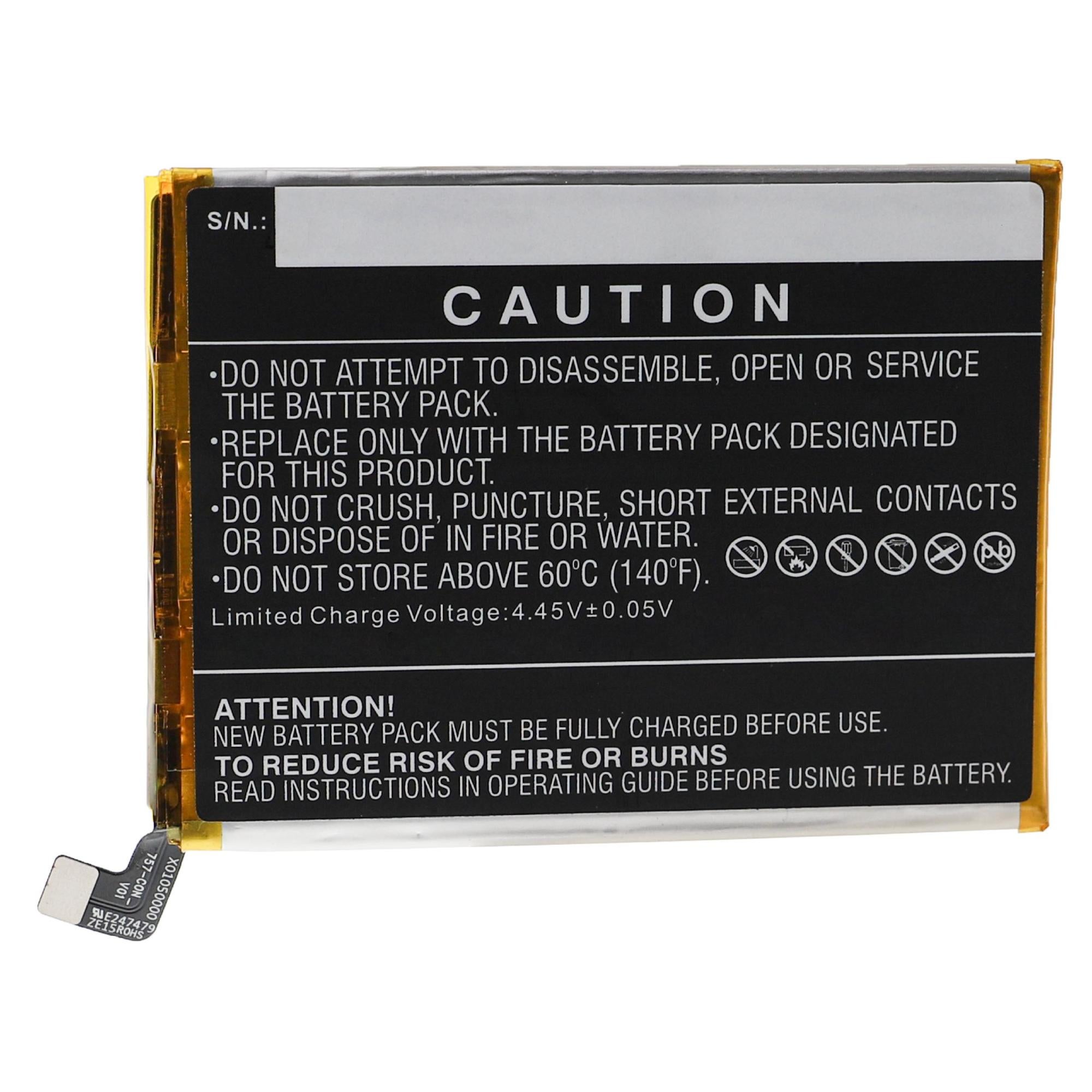Vhbw Batterie remplacement pour OnePlus BLP815 pour téléphone portable ...