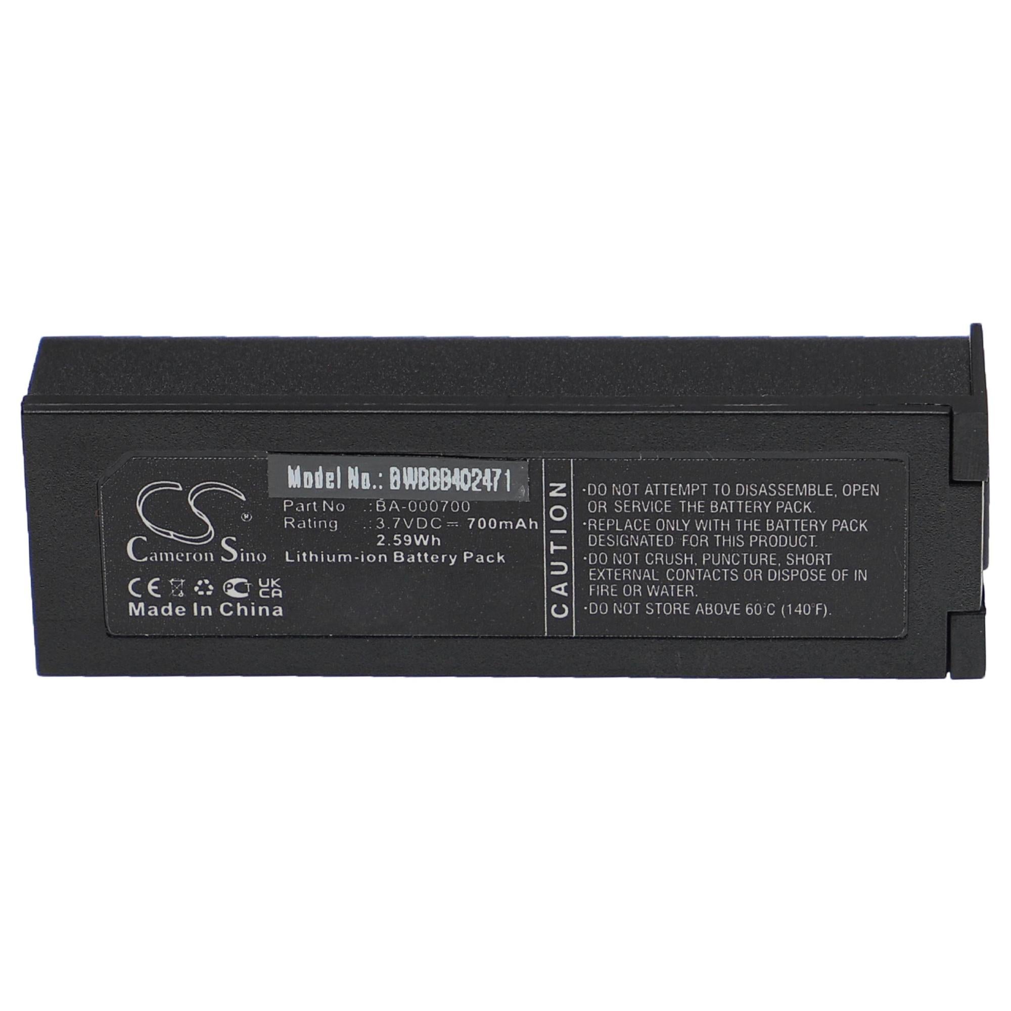 Vhbw batteria compatibile con CipherLab CL1160, CL1266, 1166, 1266 lettore di codici a barre ...