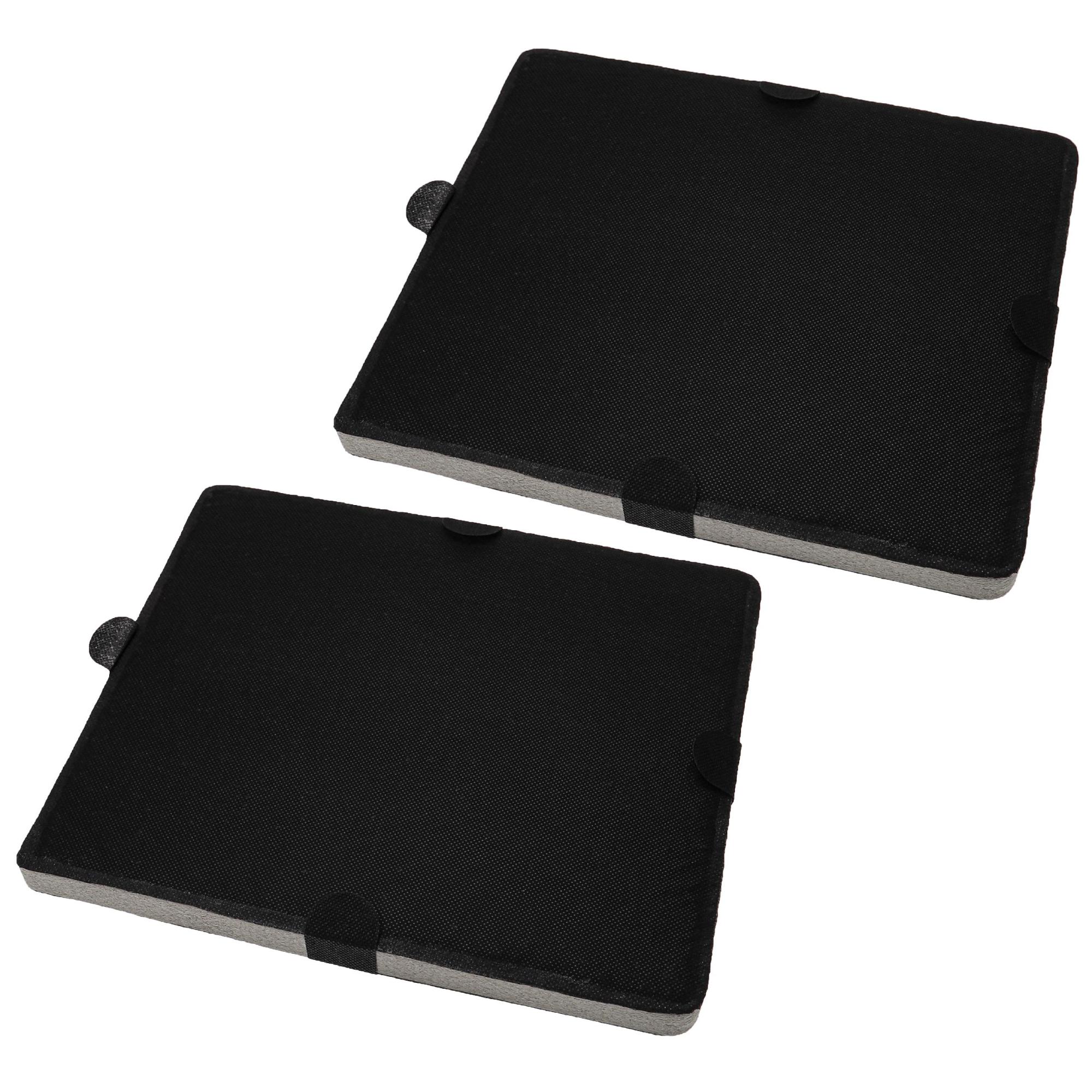 Vhbw 2x Filtres à charbon actif compatible avec Miele DA 420 V EXT, DA 424 V, DA 424 V EXT, DA ...