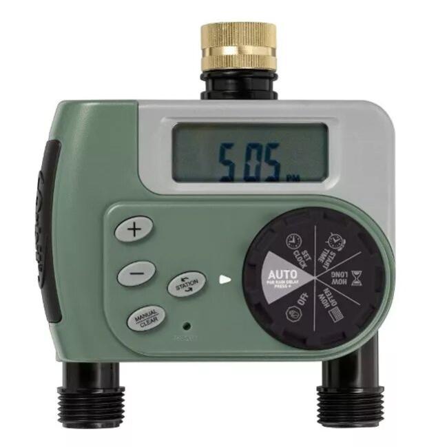Temporizador digital de jardin Orbit Buddy 2 estaciones | Leroy Merlin