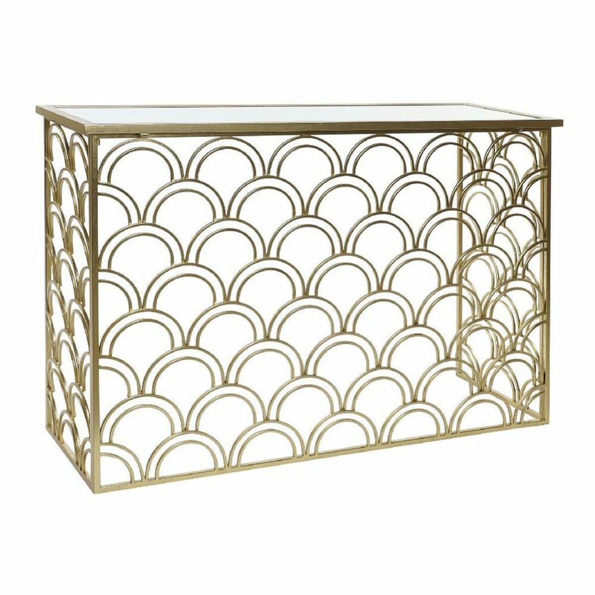 Ingresso DKD Home Decor Specchio Dorato Metallo MDF (120 x 40 x 81 cm ...