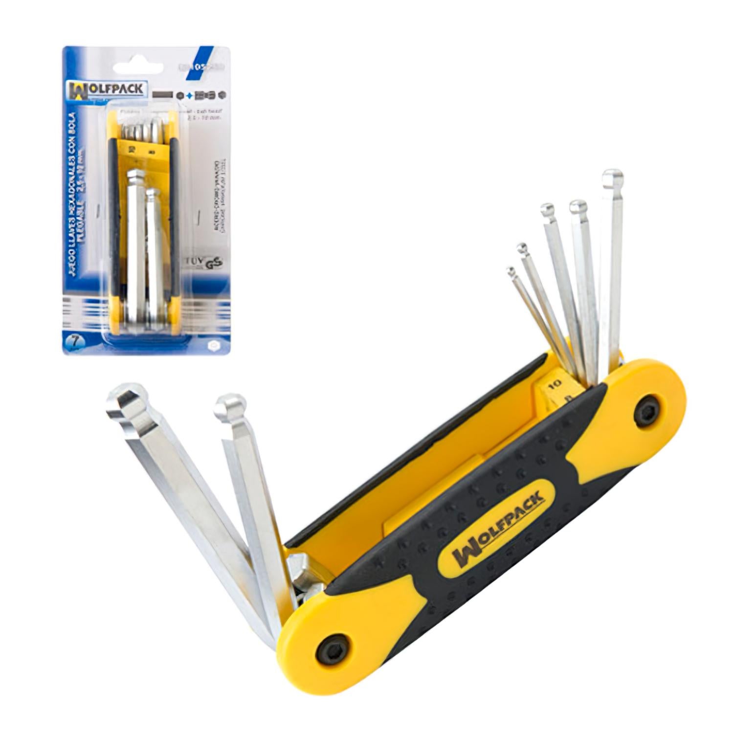 Juego Llaves Allen Plegable 7 Piezas | Leroy Merlin