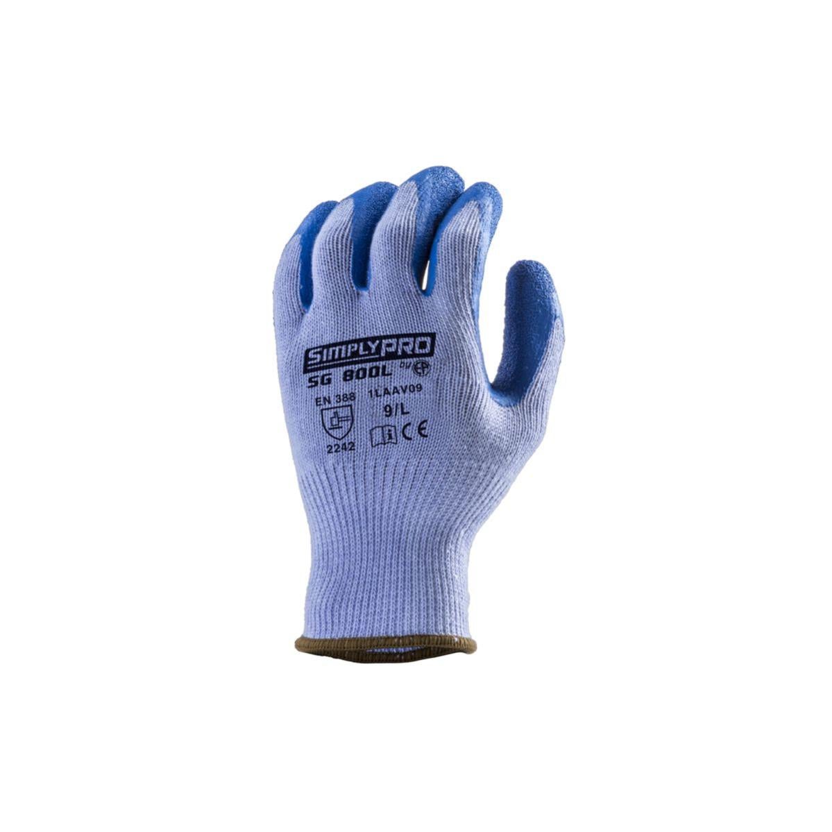 Gants SIMPLY PRO SG800L paume latex T11 (2XL) - COVERGUARD | Leroy Merlin