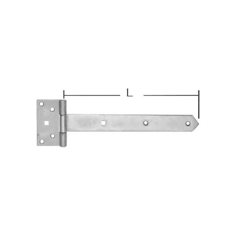 Penture volet 40x3,5x500mm chromé brillant | Leroy Merlin