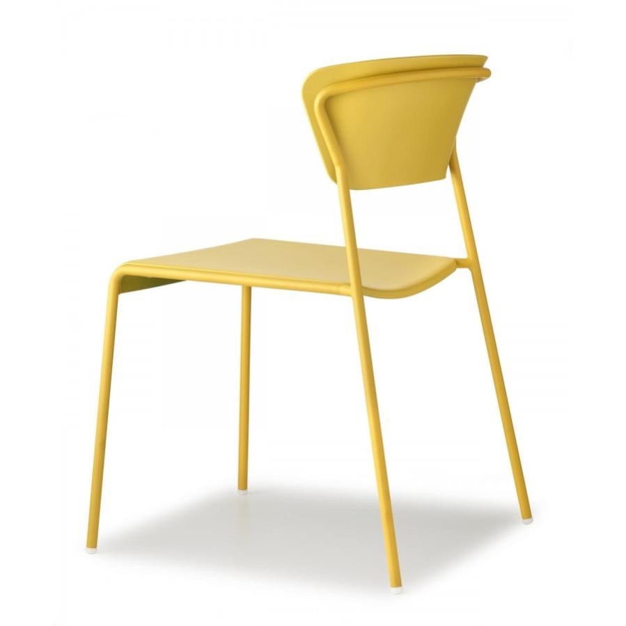 SET 2 SEDIE LISA TECNOPOLIMERO 4 GAMBE - SCAB Colore: Senape | Leroy Merlin