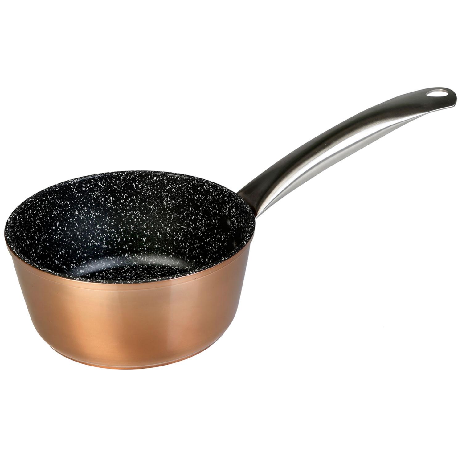 Pentolino con Manico 14cm Induzione Antiaderente Ecologico senza PFOA ...