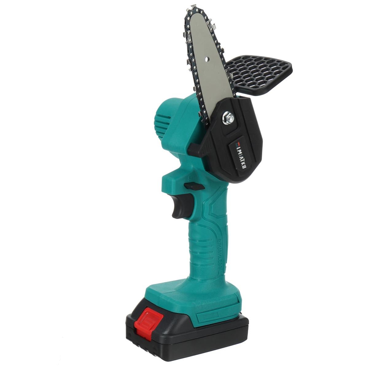 Scie à chaîne Tronçonneuse à batterie élagueuse sans fil 4" 18V scie à ...