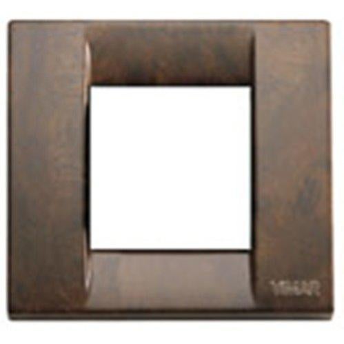 VIMAR - PLACCA IDEA 1-2 MODULI METALLO RADICA NOCE 17092.41 | Leroy Merlin