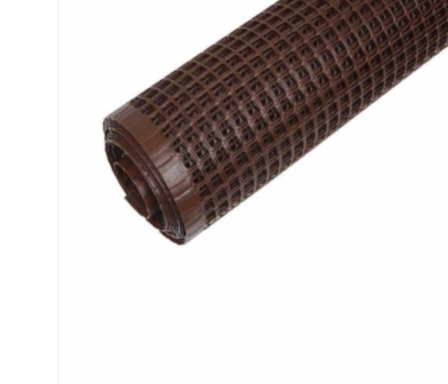 VERDEMAX - RETE QUADRA IN PLASTICA, MARRONE - MAGLIA 10MM - ROTOLO DA ...