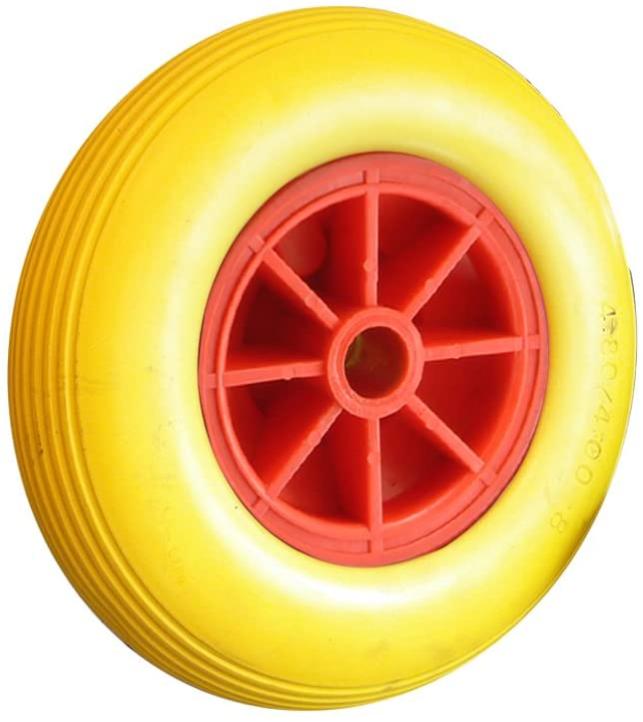 - RUOTA ANTI FORATURA Ø260MM CON FORO PASSANTE - COLORE GIALLA | Leroy ...
