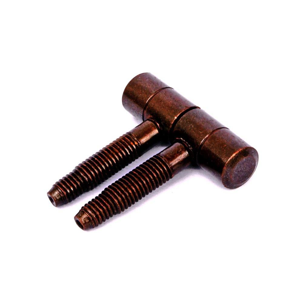 2 PEZZI - CERNIERE TORNITE ANUBA BRONZATE 9mm | Leroy Merlin