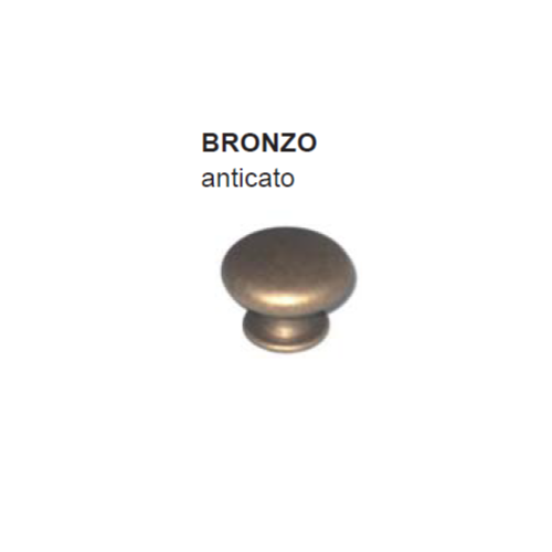 - 1 POMOLO IN OTTONE BRONZO ANTICATO D25 | Leroy Merlin