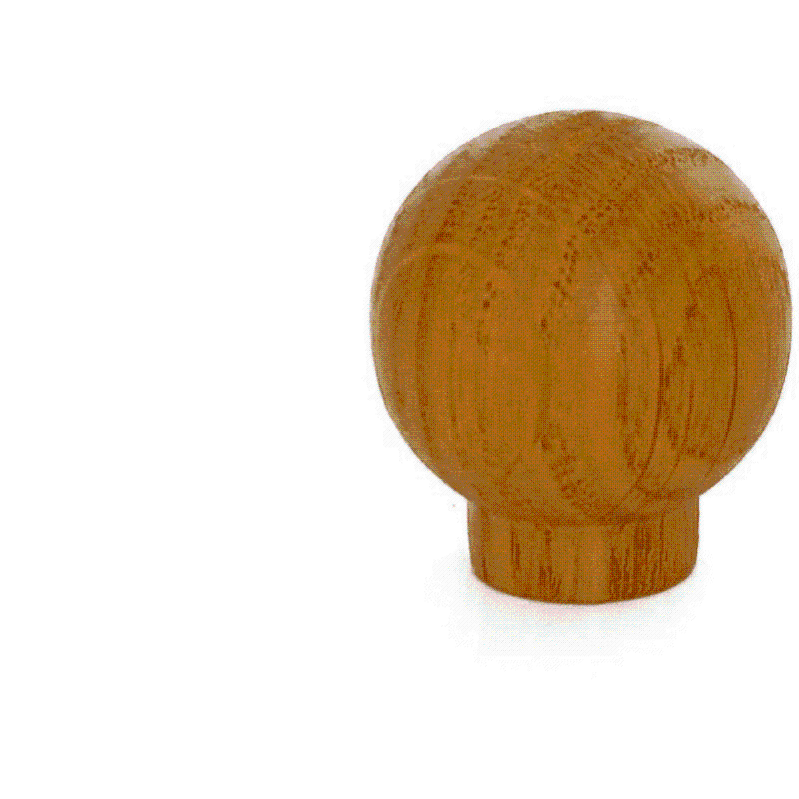 - POMOLO IN LEGNO ROVERE LUCIDO DIAM 30 | Leroy Merlin