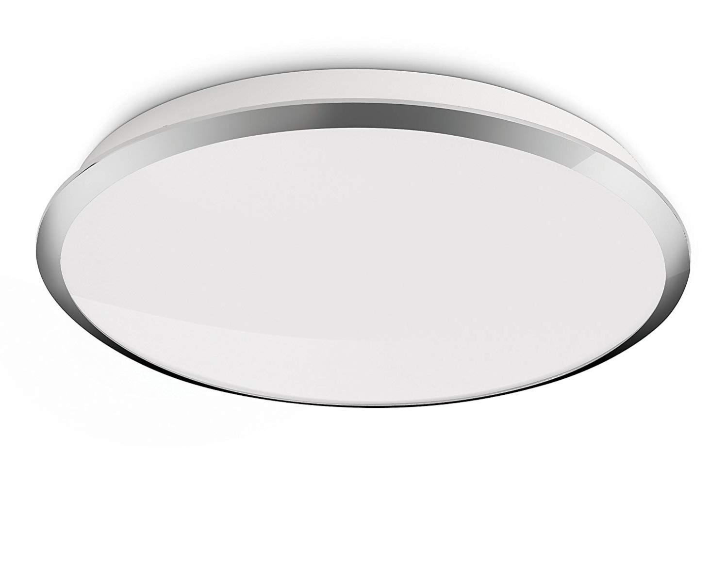 Philips 309411116 Denim Plafoniera LED, Cromo [Classe di efficienza ...