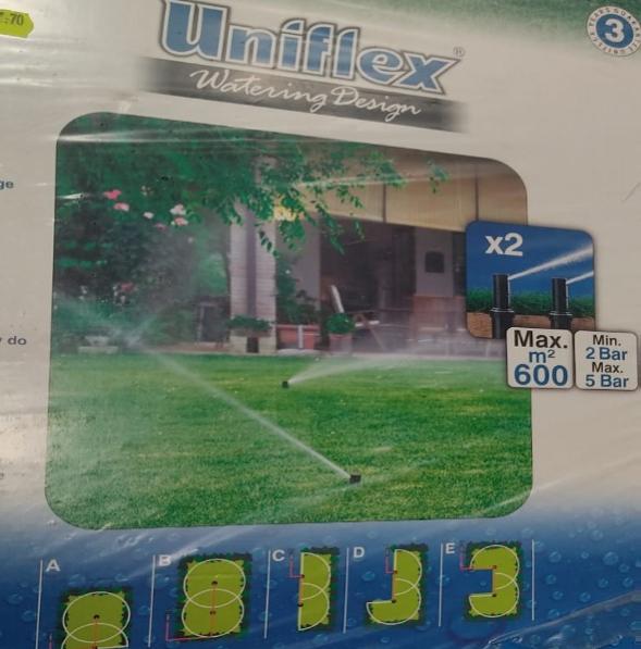 UNIFLEX - KIT PRONTO USO PER IRRIGAZIONE DI PRATI E GIARDINI ...
