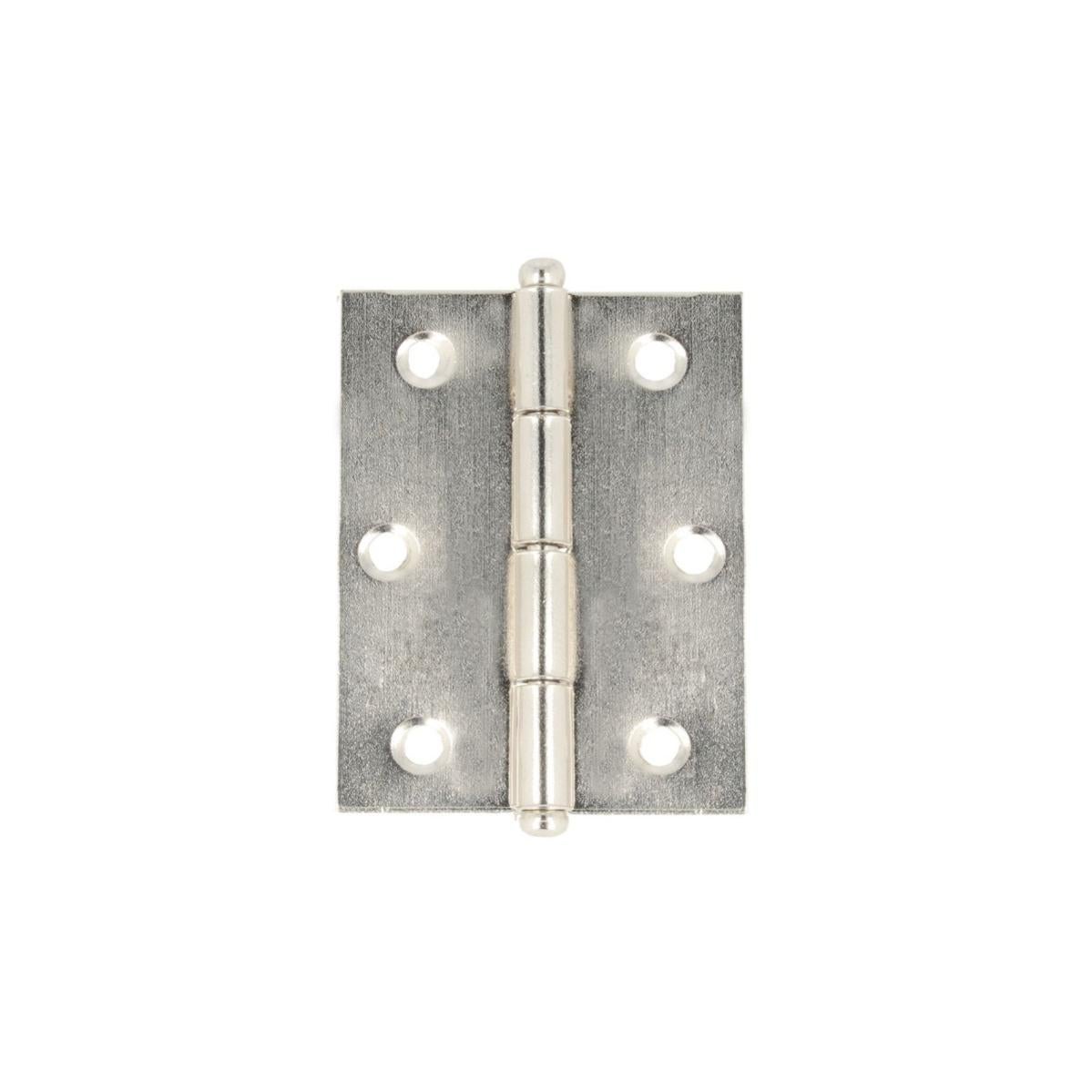 2 PEZZI - CERNIERE POMOLI SFERICI IN FERRO NICHELATO 50X40MM | Leroy Merlin