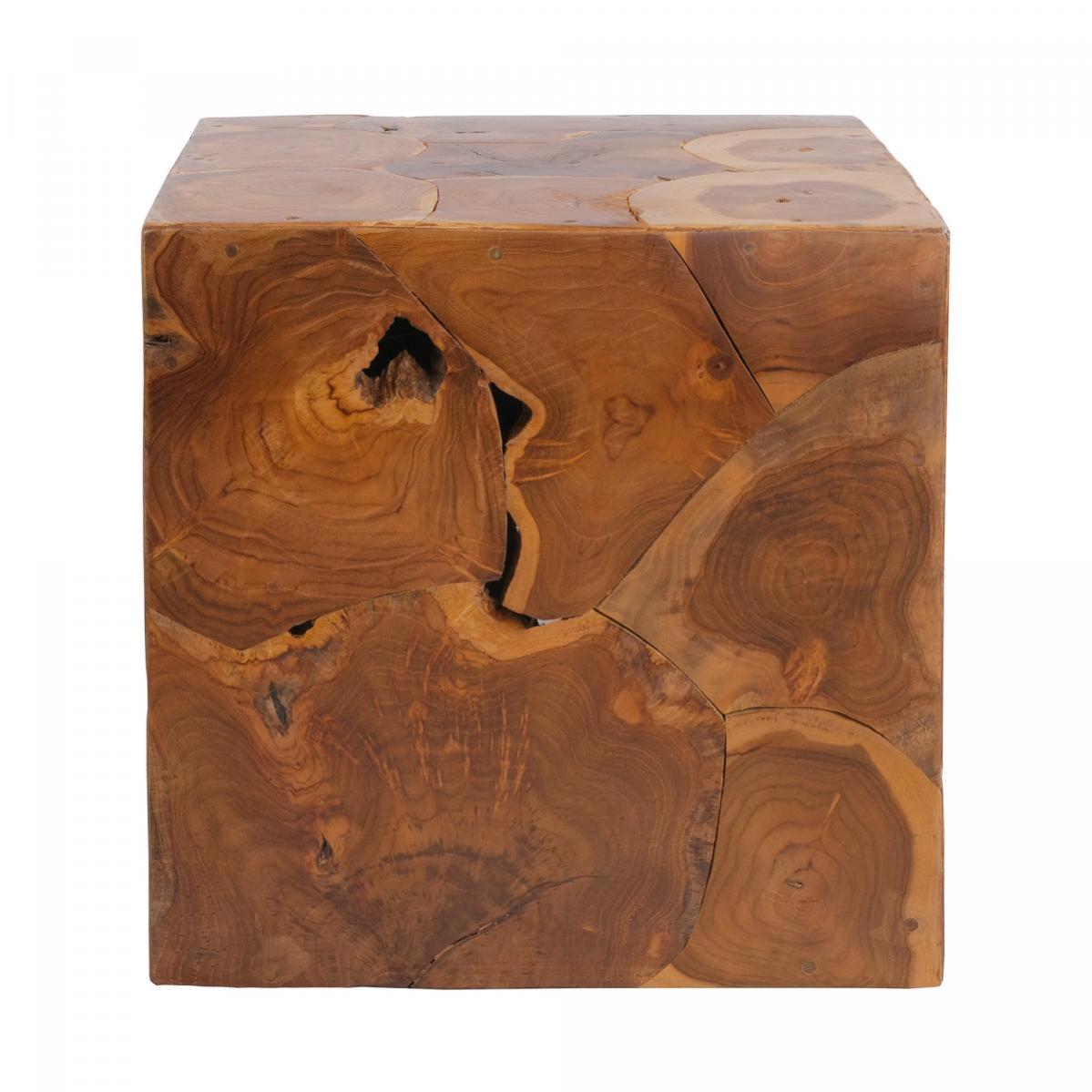 Table basse fait main ESI Marron 45x45 en bois idéal pour un salon ...