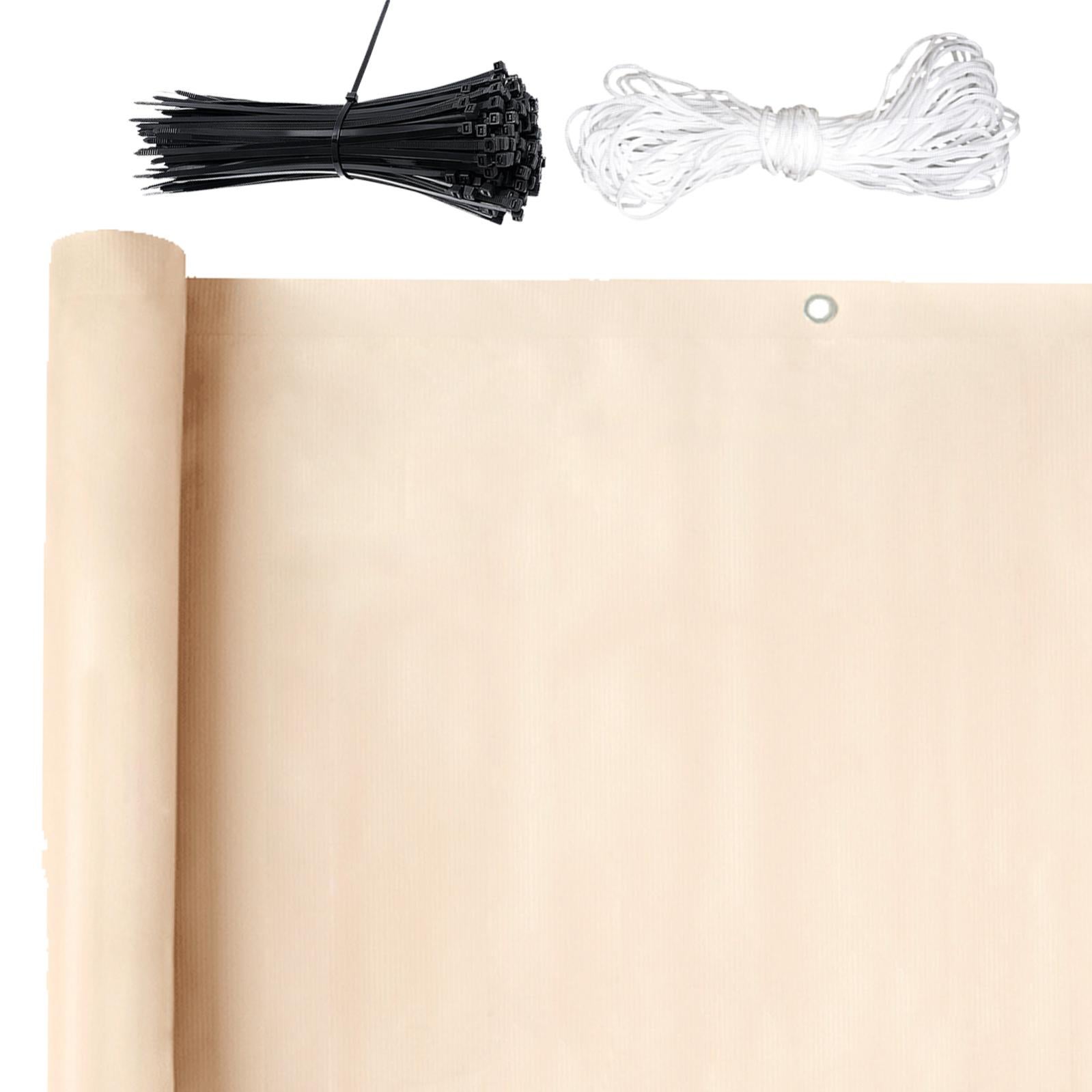 Brise Vue Balcon Jardin Terrasse en PVC Paravent Brise vue Anti-Regards ...