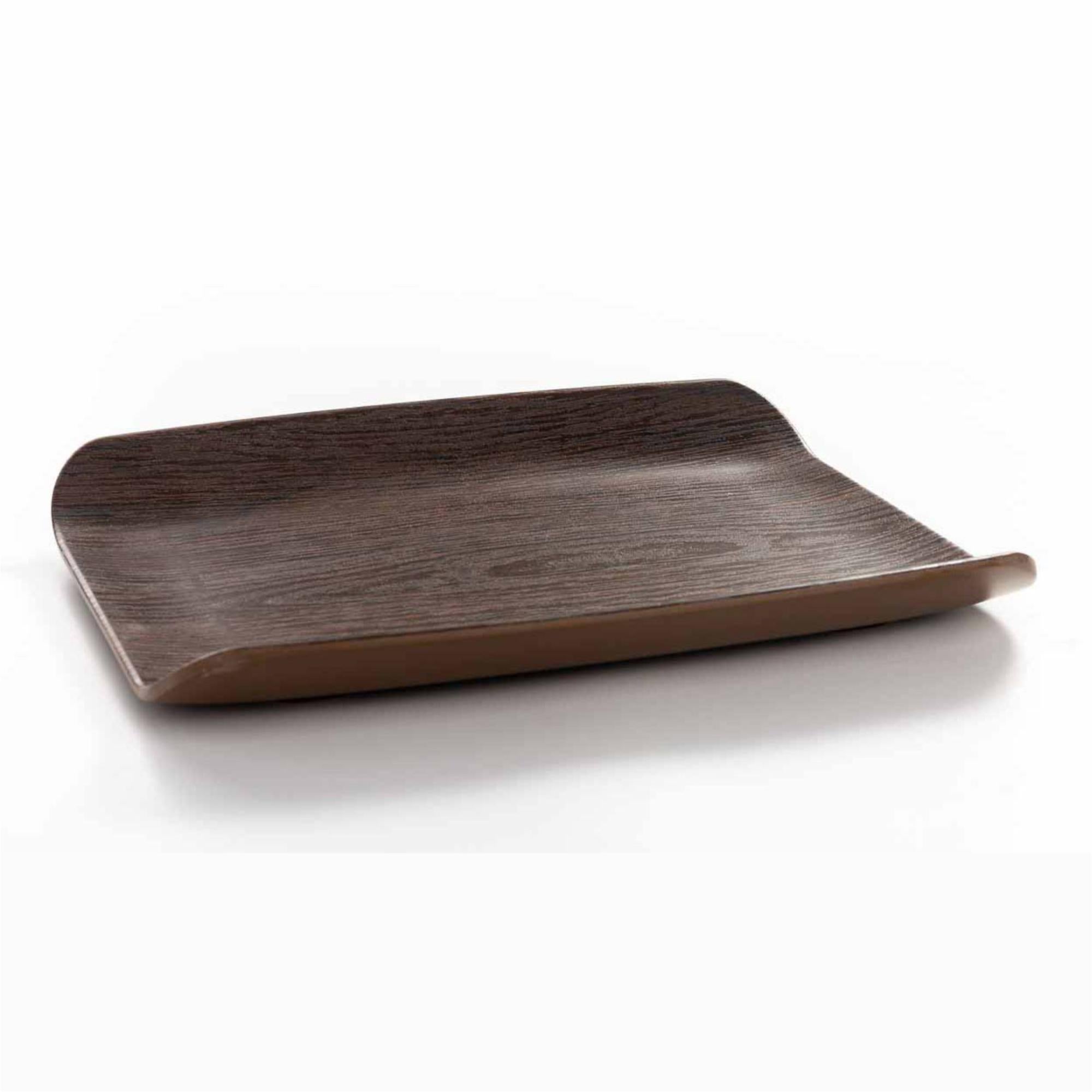 Plateau Rectangulaire Mélamine 32,5 x 26,5 cm - Pujadas - Marron - l32 ...