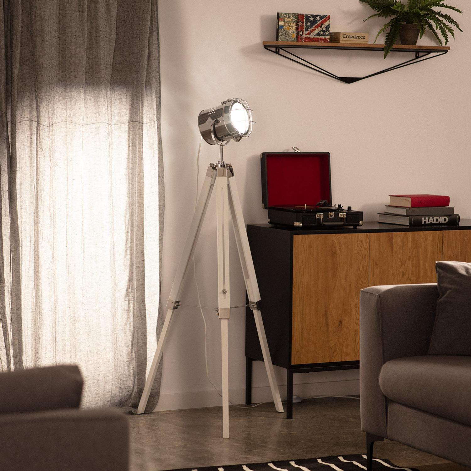 Ledkia Lampada da Terra Turea Argento550 mm | Leroy Merlin
