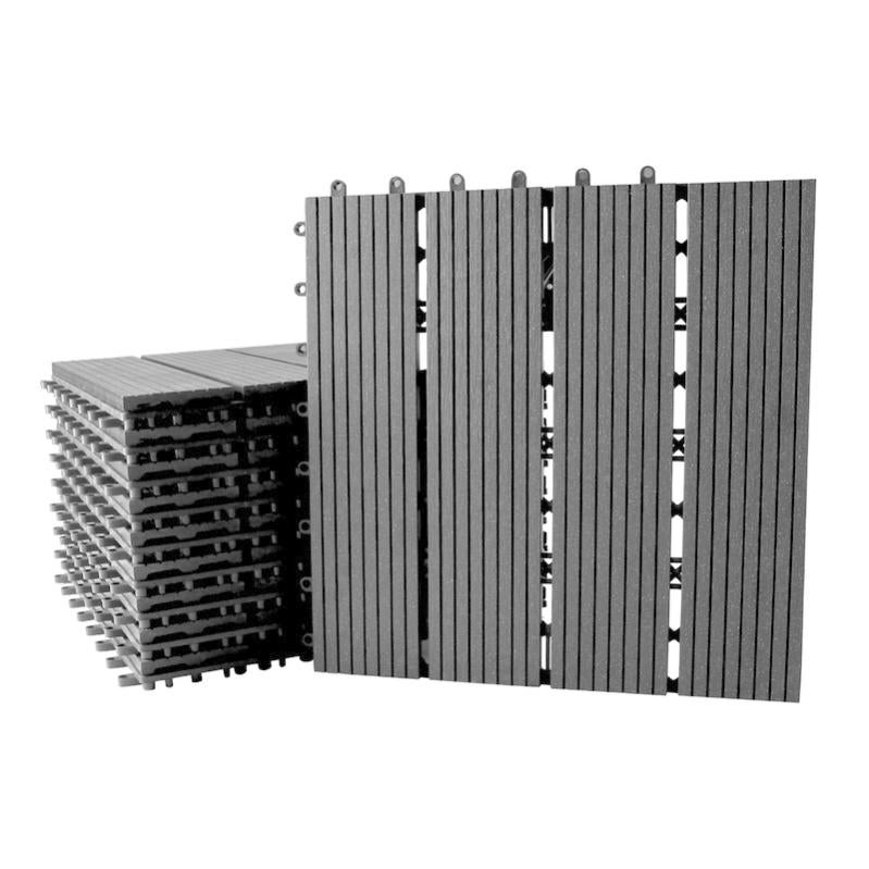 22x terraza compuesta Efecto de madera compuesto esclavos de jardín en ...