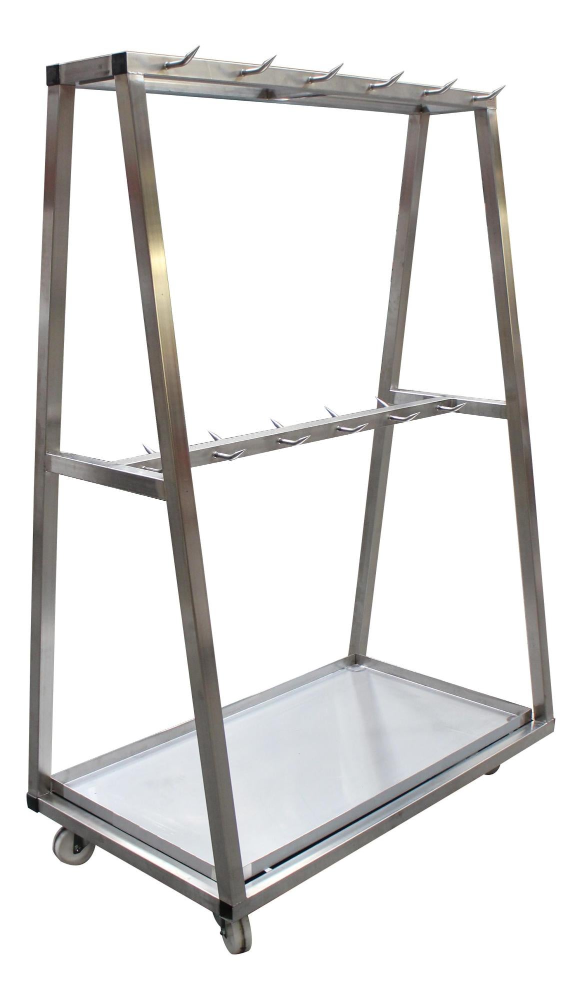 CHARIOT DETAILLAGE INOX 304 2 NIVEAUX DE BARRE-L2G | Leroy Merlin