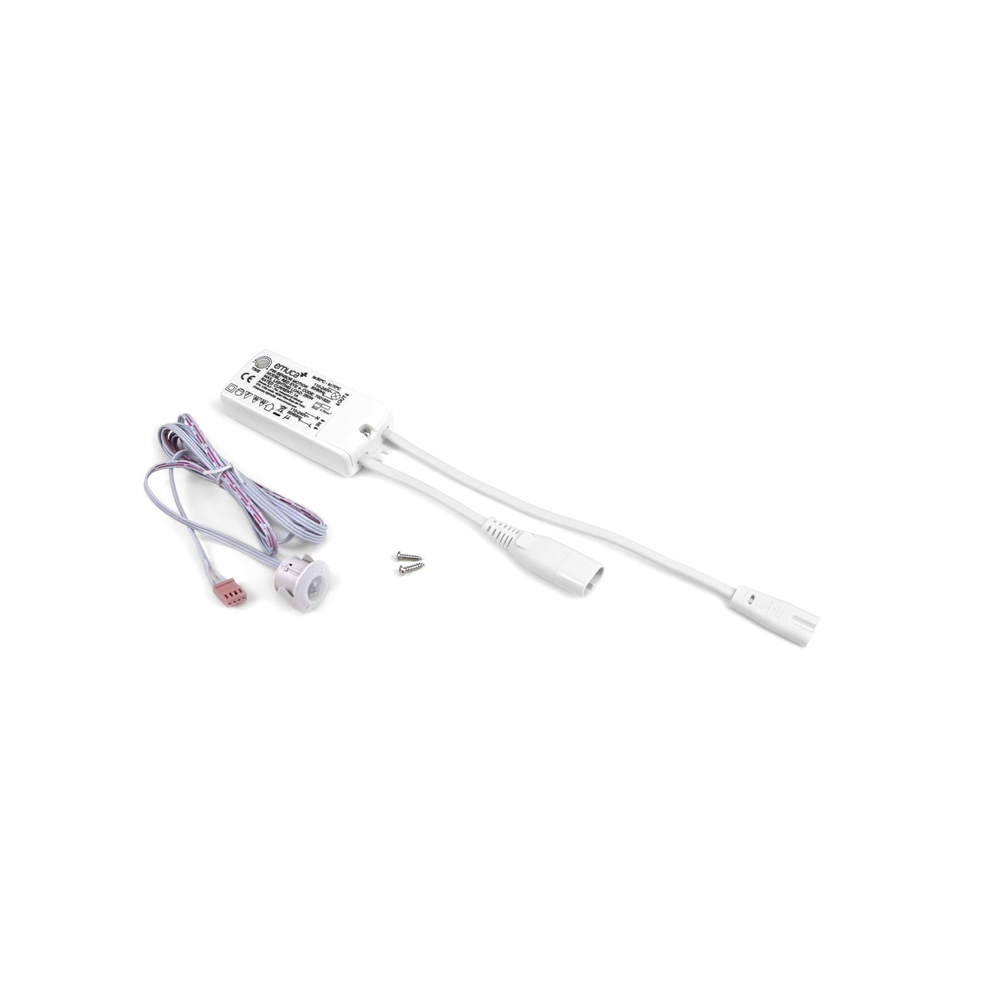 Emuca Sensor LED Red Eye 4 motion (movimiento) (240V AC), Plástico ...