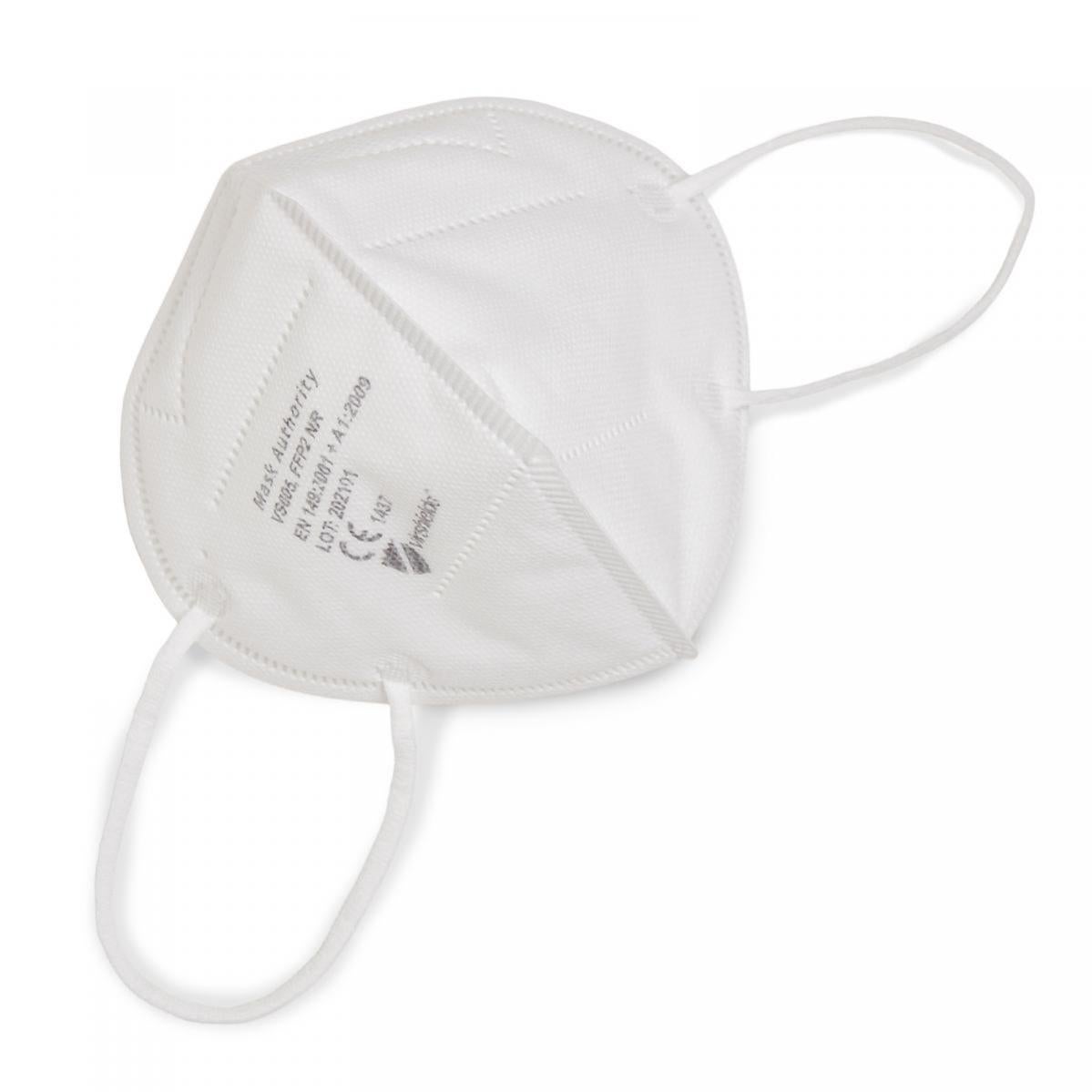 Virshields® Masque FFP2 - PFE 94%, EN 149:2001+A1:2009, 5 Couches, 10 Pièces, en Blanc - Masques ...