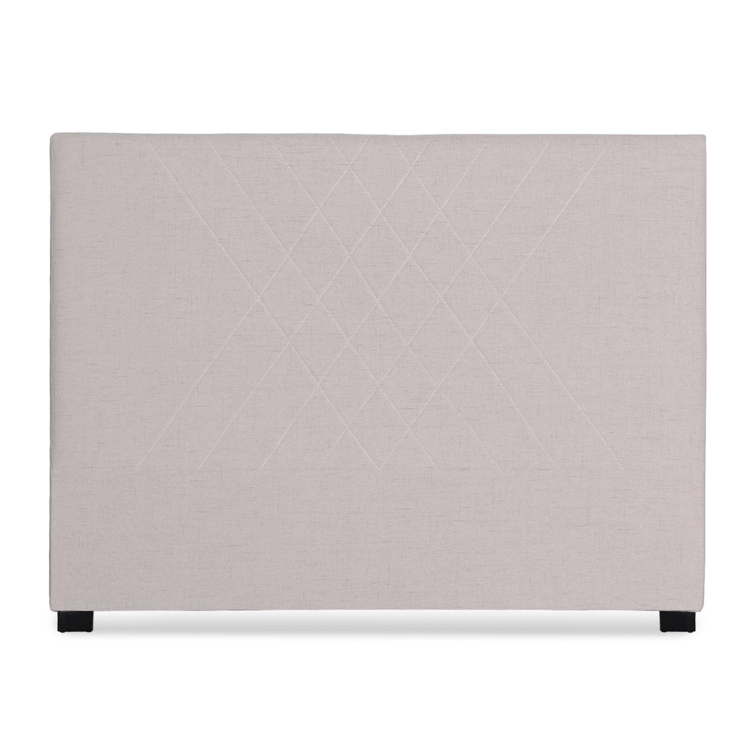 Tête de lit Diam 160cm Tissu Beige | Leroy Merlin