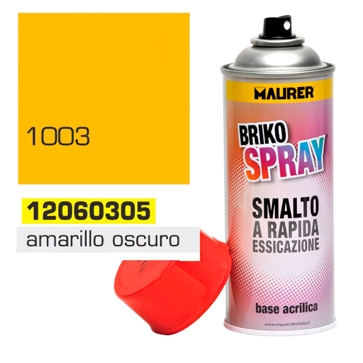 Briko Spray Maurer Plus 400Ml Giallo Segnale Ral1003 - Pz: 1 | Leroy Merlin