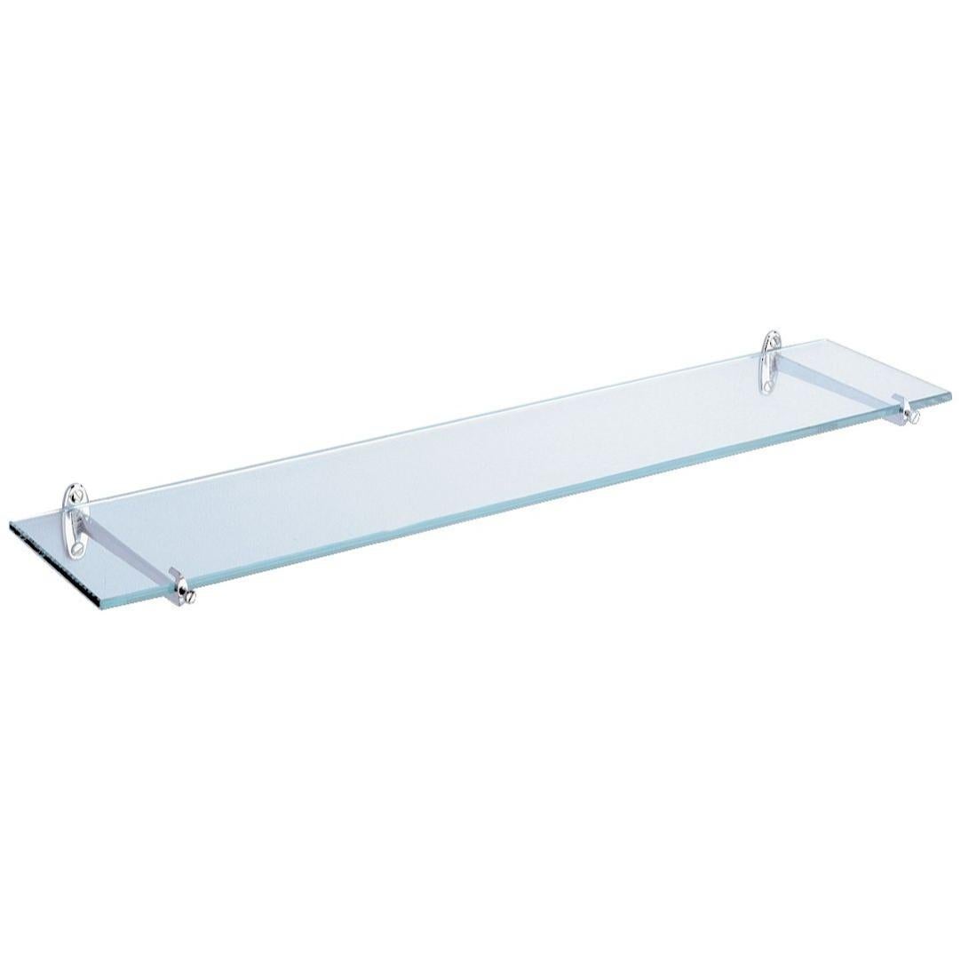 Support de tablette de salle de bains chromé 120mm en paire - DELABIE ...
