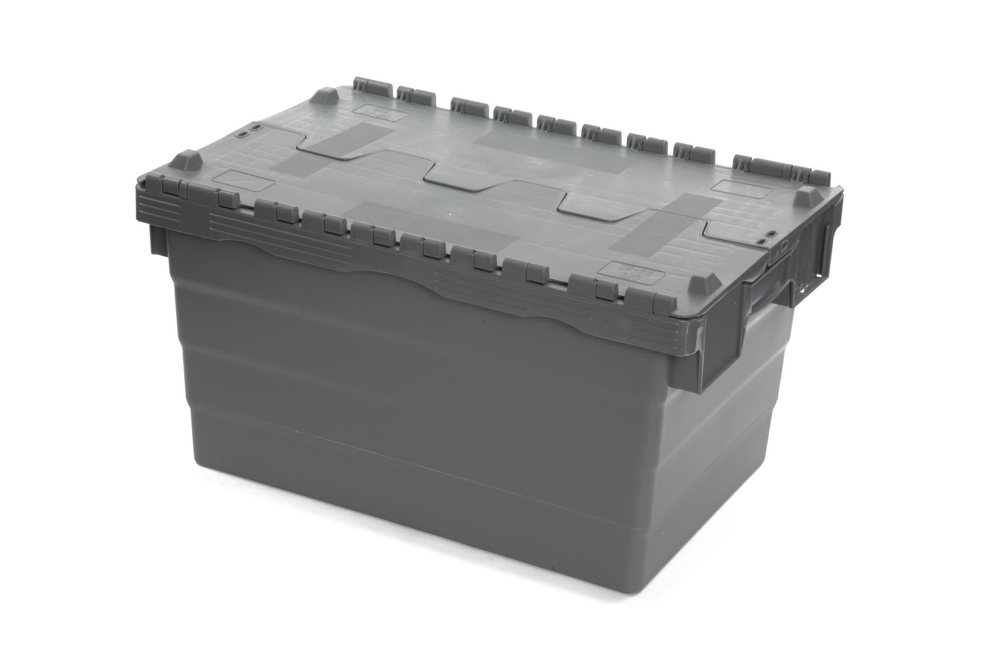 Bac 600x400x320 Avec Couvercle Intégré - Gris Multiroir | Leroy Merlin