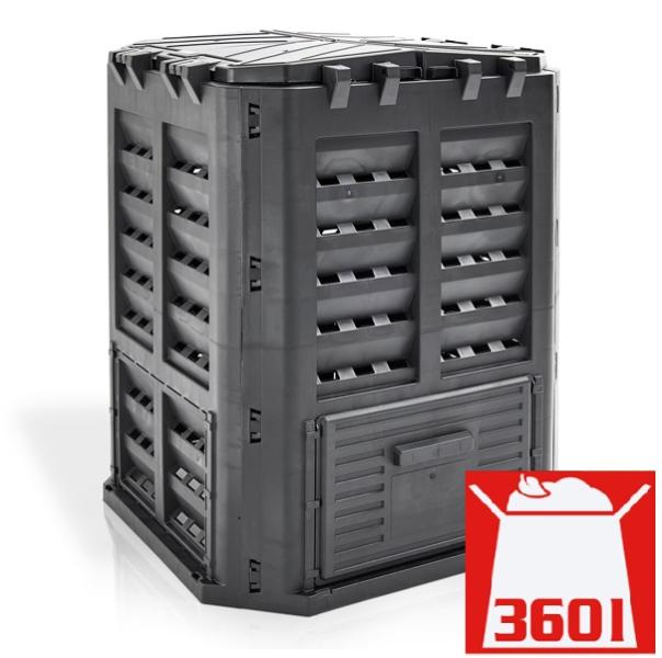 Hecht 3060 Composteur pour jardin 360L déchets de pelouse Boite de ...