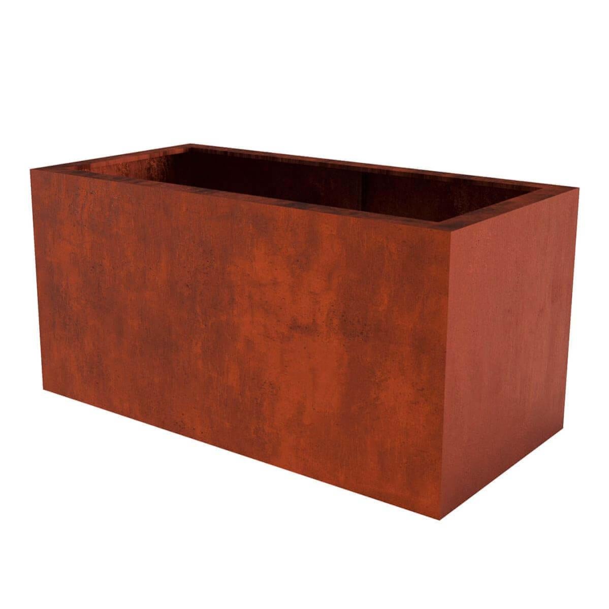 Bac acier corten rectangulaire – 237L | Leroy Merlin
