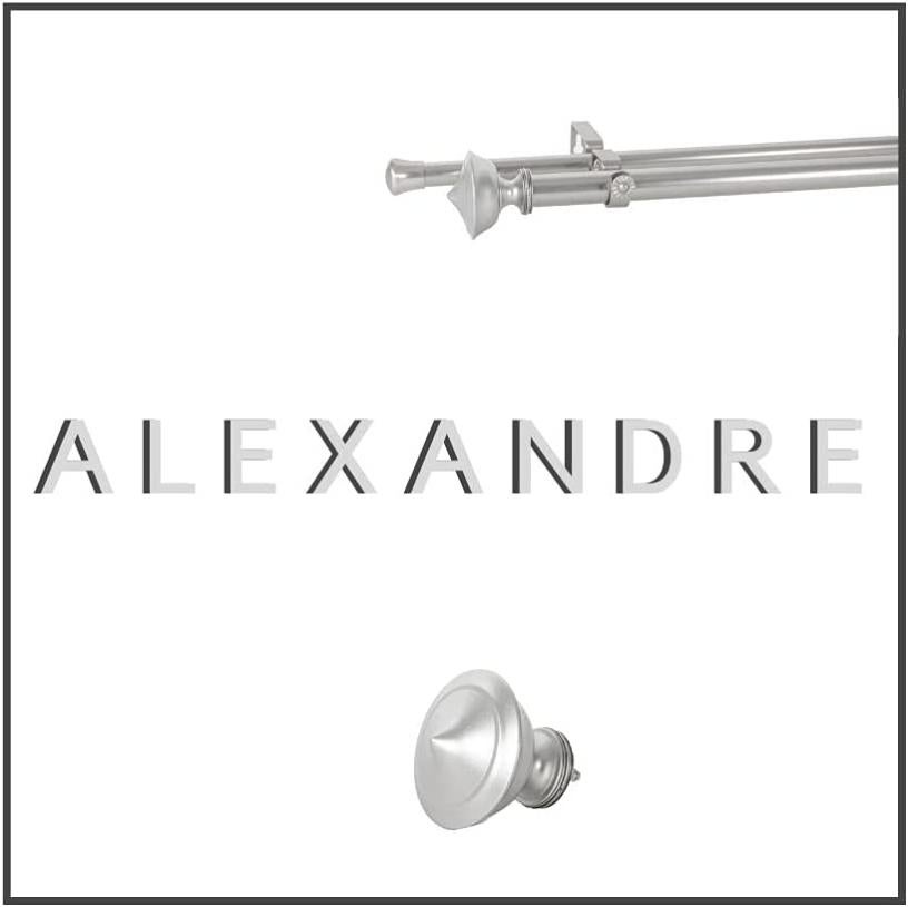 Maison Desyne Alexandre 20 mm 25 mm Double Tringle à Rideau 305-432 cm ...