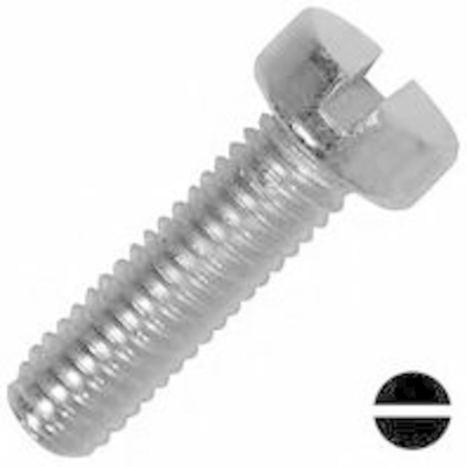 Vis à métaux tête cylindrique fendue acier zingué 4.8 DIN 84 6X10 boîte de 200 - GFD - 512124 ...