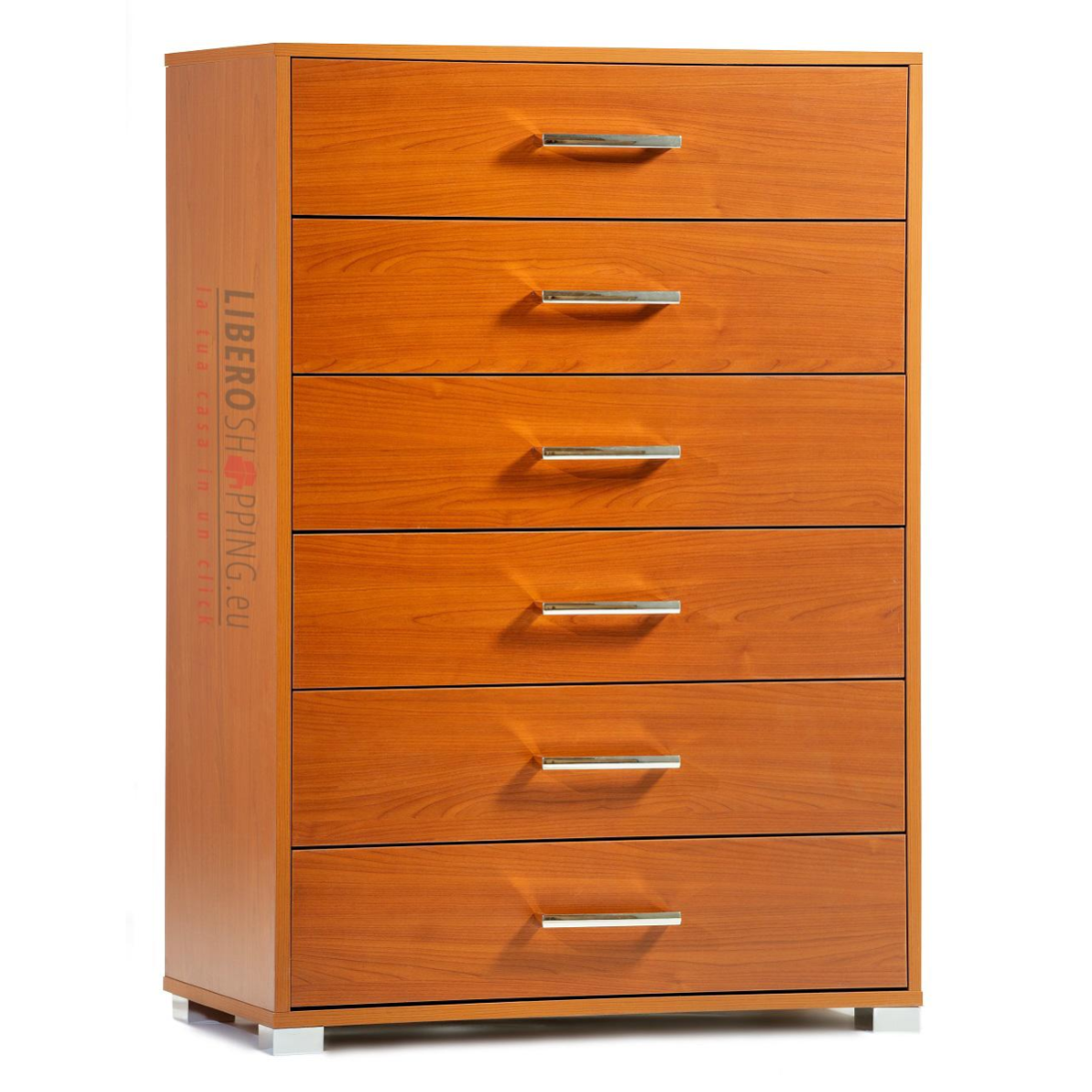 Cassettiera Grande con 6 cassetti H118 CILIEGIO. | Leroy Merlin