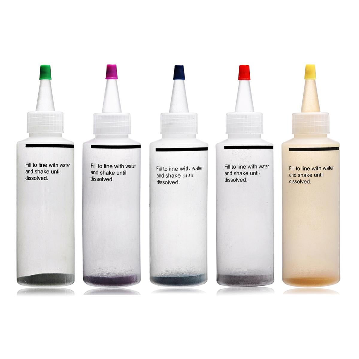 Paquete de 5 tintes, amarillo/rojo/morado/azul/verde | Leroy Merlin