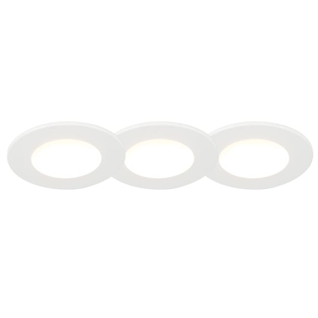 Ensemble De 3 Spots Encastrés Pour Salle De Bain Led 5w Blanc