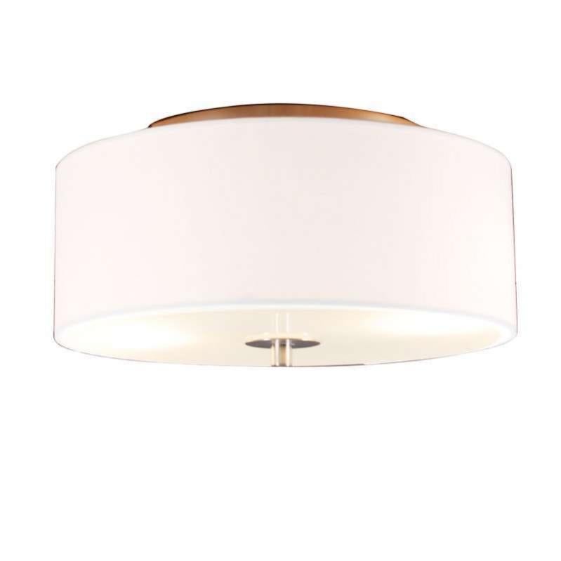 Plafoniera rustica crema 30 cm - DRUM | Leroy Merlin