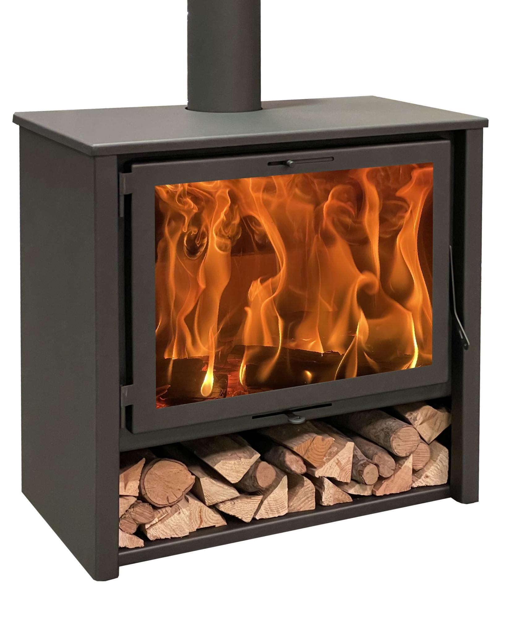 STUFA A LEGNA MODELLO ZEUX 800 | Leroy Merlin