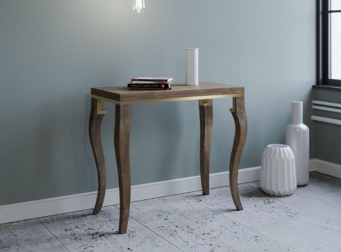 Consolle apribile 90x45/90 cm Olanda Libra telaio Ral - Noce | Leroy Merlin