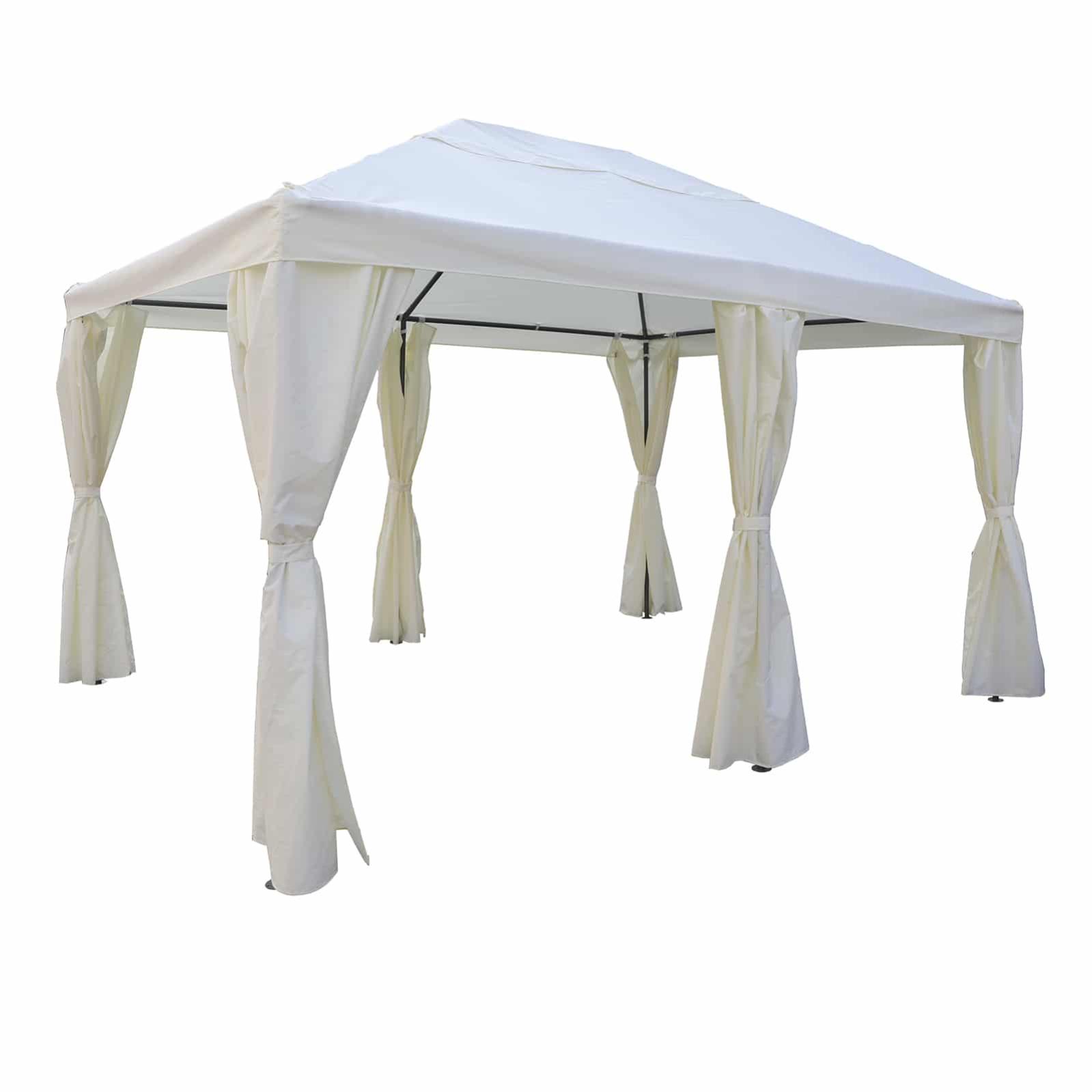 Gazebo da Esterno Chillvert Rodas Alluminio con Telo 394x296x199/278 cm ...