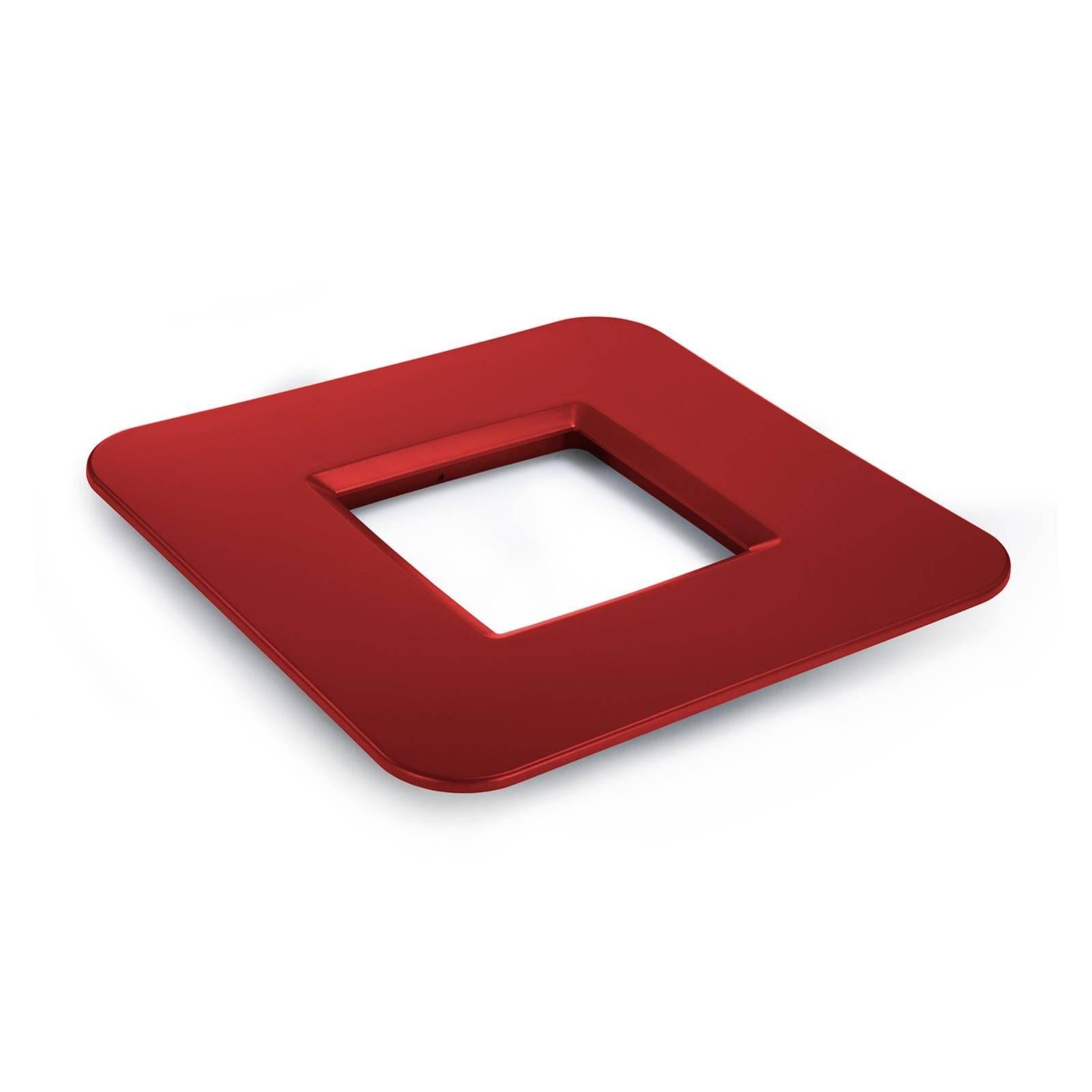 Tavolo Quadrato Rosso Mediterraneo | Leroy Merlin