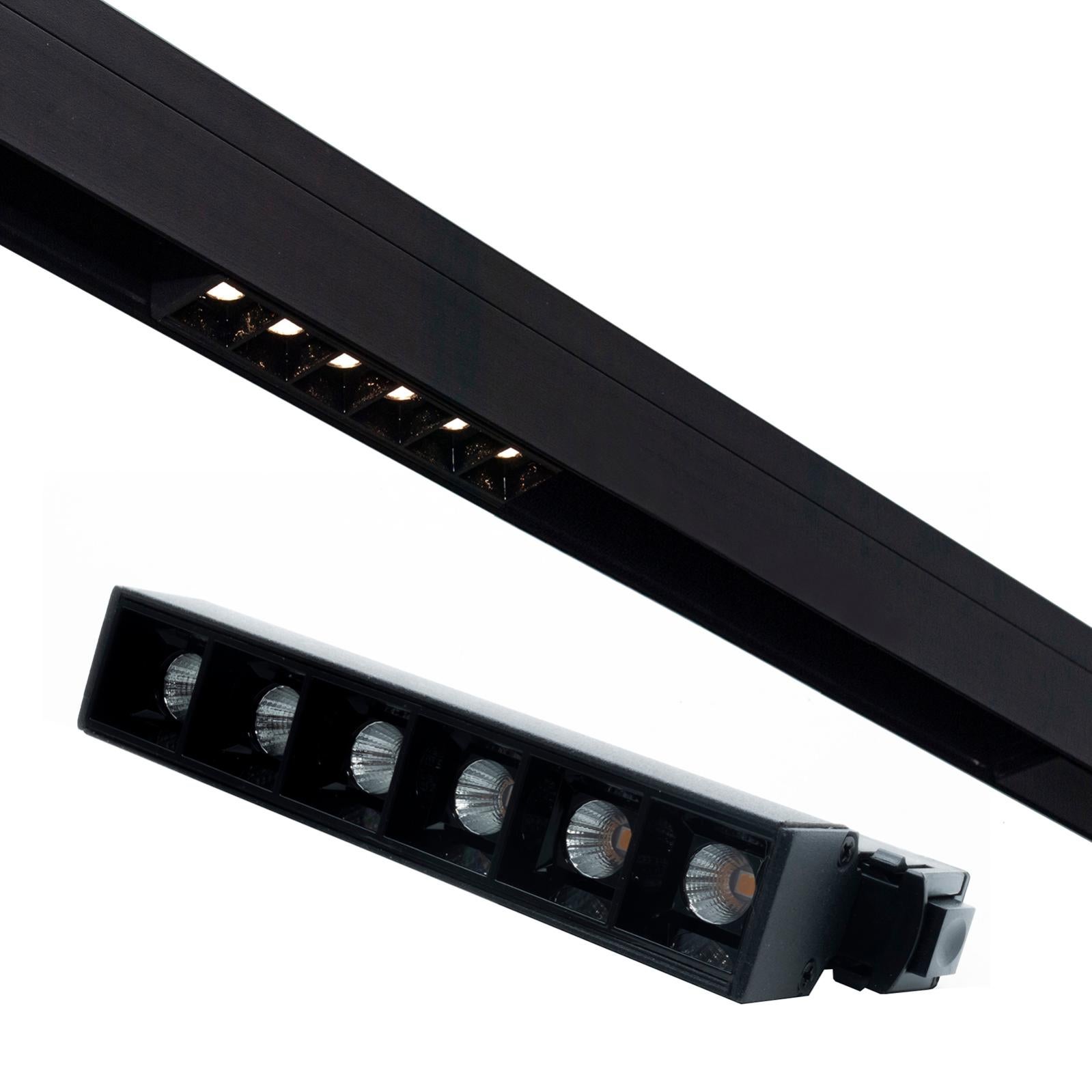 Spot sur rail LED barre 6W spot sur rail magnétique Dimmable CCT 3000K ...
