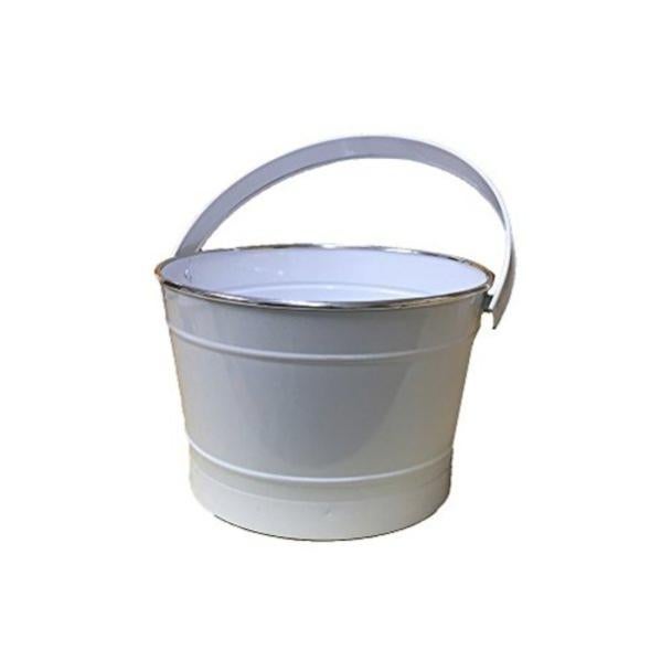 Secchio Bianco Metallo (25 X 17 X 27 Cm) | Leroy Merlin