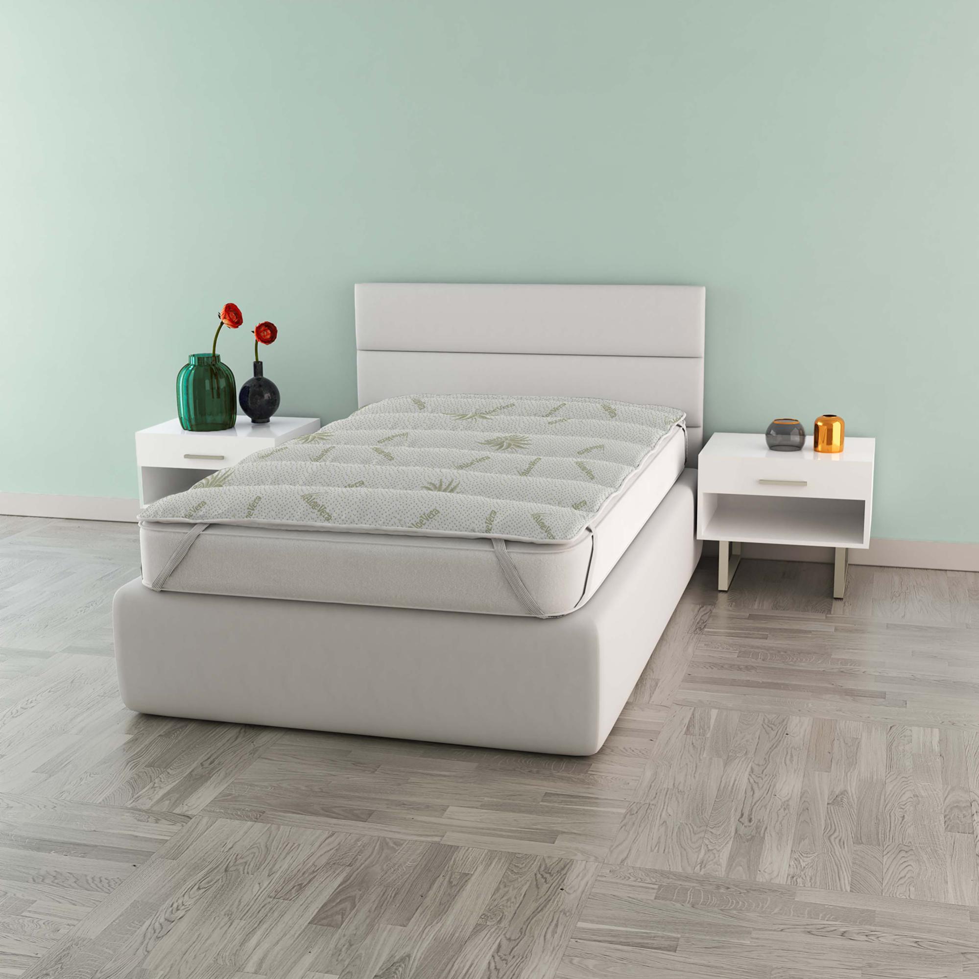 TOPPER ALOE, PIAZZA E MEZZA 120x195cm | Leroy Merlin